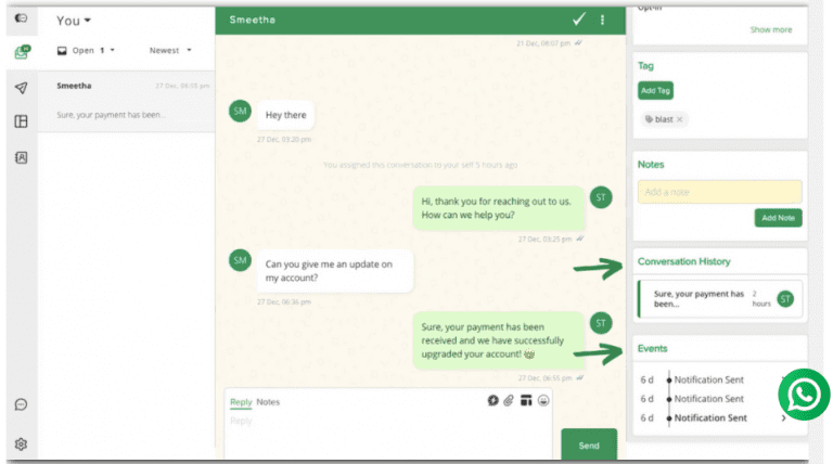 Using WhatsApp for customer support | Interakt