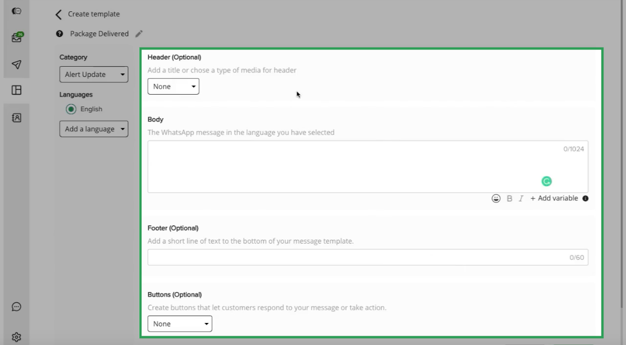 How to create new WhatsApp Business Templates on Interakt? - Interakt