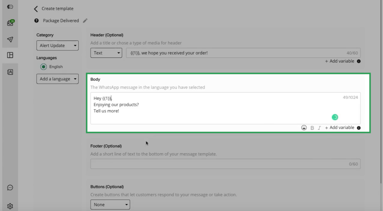 How to create new WhatsApp Business Templates on Interakt? - Interakt
