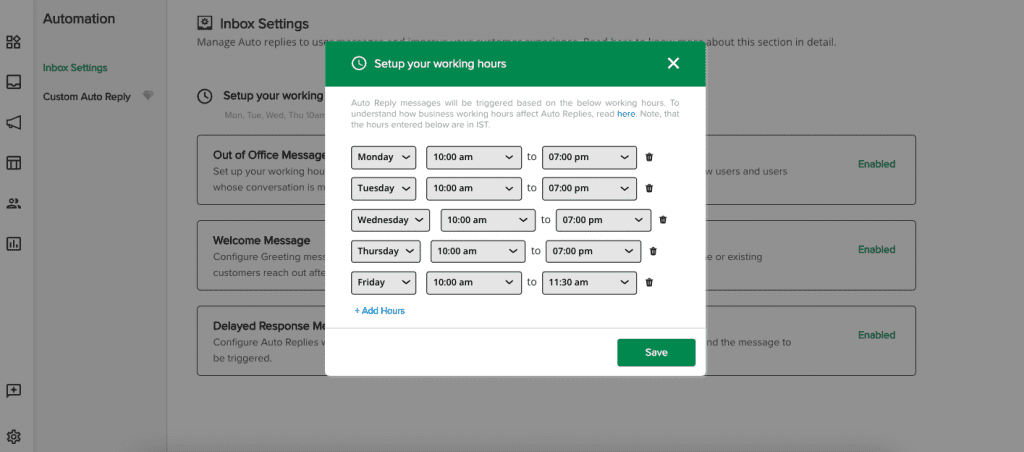 How to send welcome, OOO and delayed message using Interakt? - Interakt