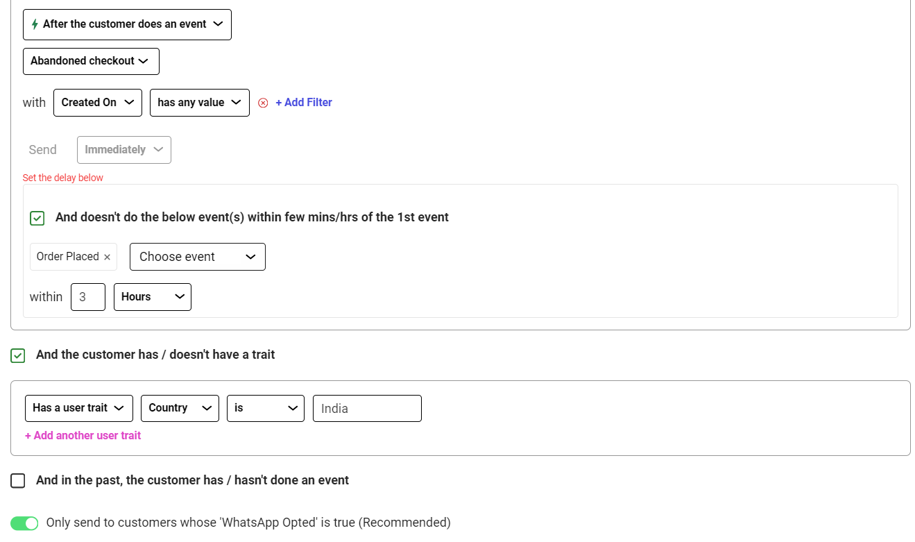 How to create an ongoing WhatsApp Notification campaign on Interakt?