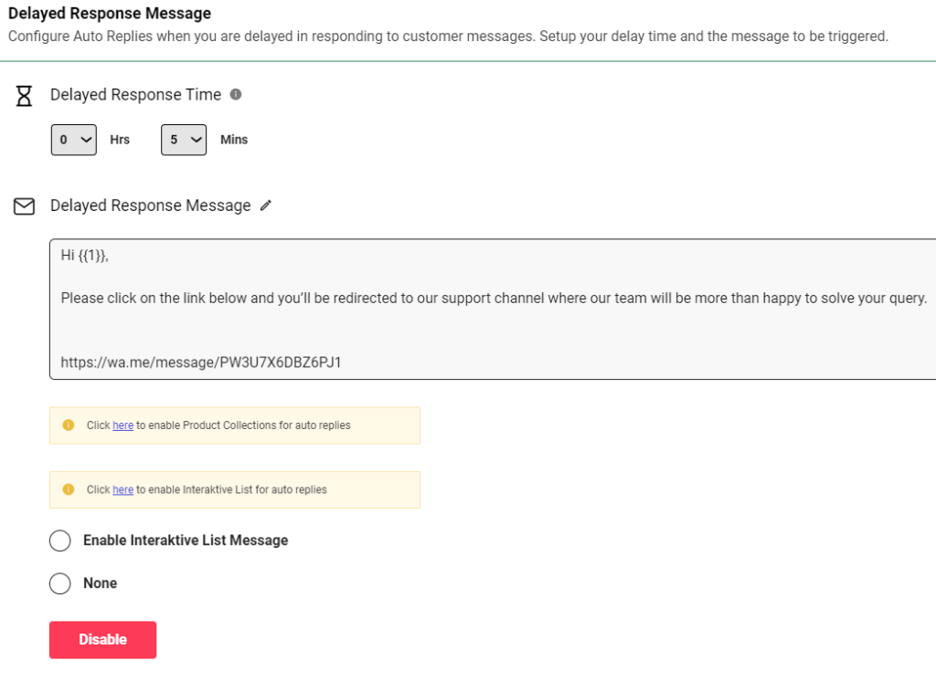 How to send welcome, OOO and delayed message using Interakt?