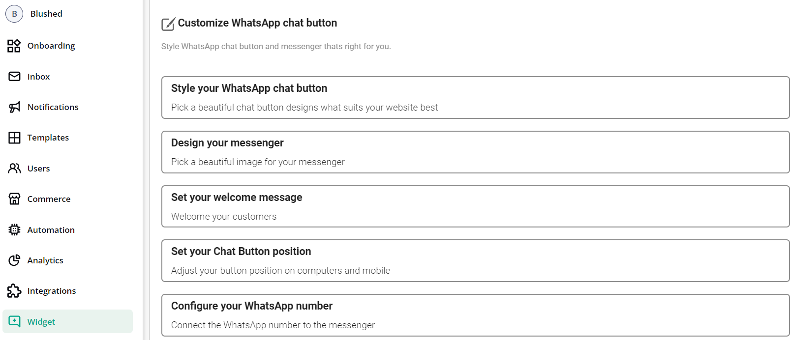 How to add a WhatsApp chat widget to your website using Interakt?