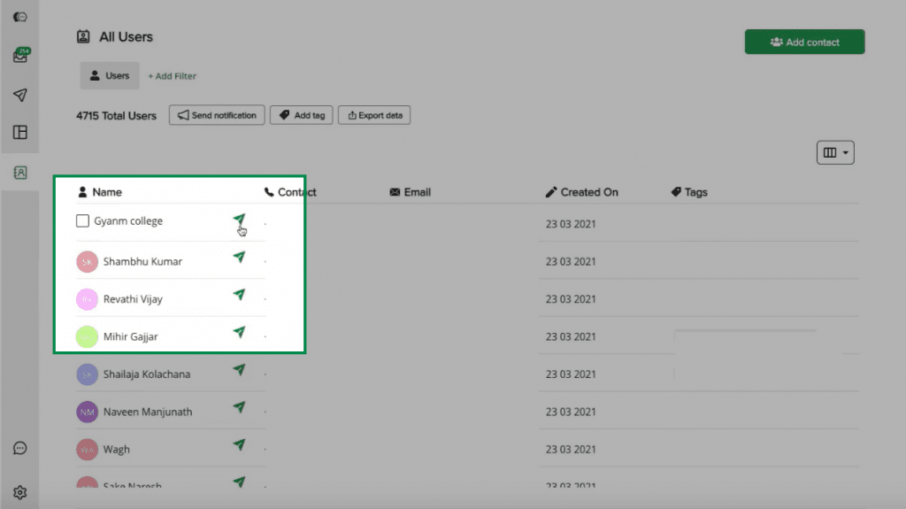 How to send messages to your customers in one click? - Interakt