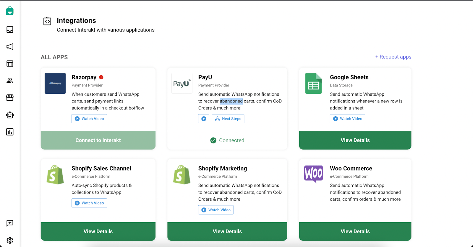 How to connect your PayU account with Interakt?