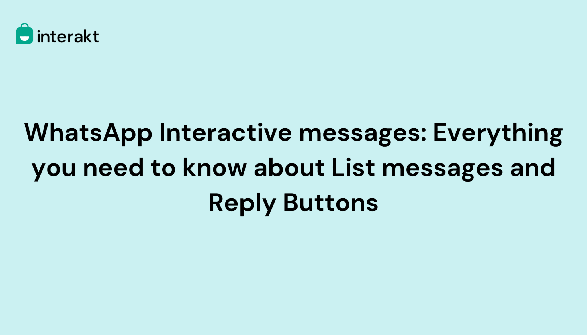 WhatsApp Interactive messages: Everything you need to know about List ...