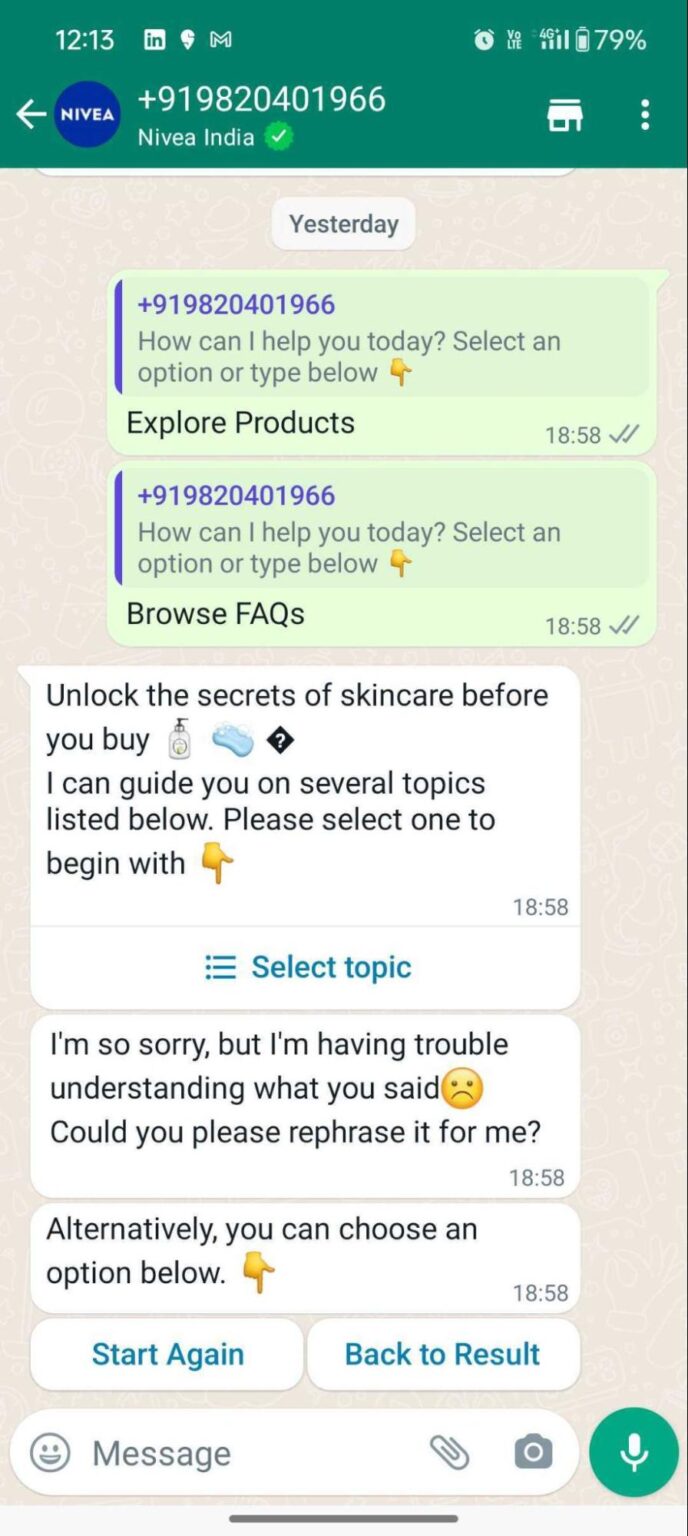 Get Interactive messages with WhatsApp Interactive Buttons