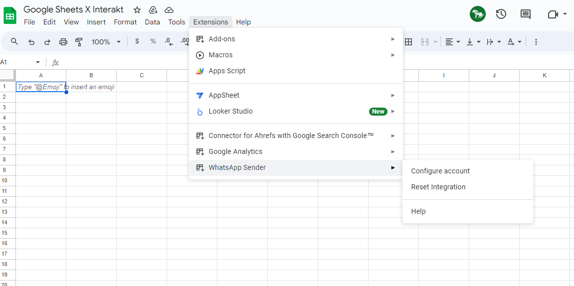 How to integrate Google Sheets with Interakt?
