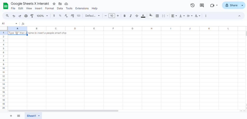 How to integrate Google Sheets with Interakt?