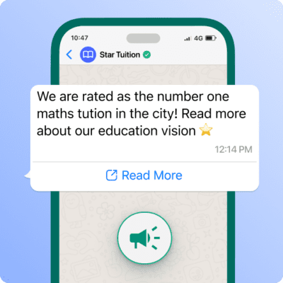 WhatsApp Business Solution for Edutech - Interakt