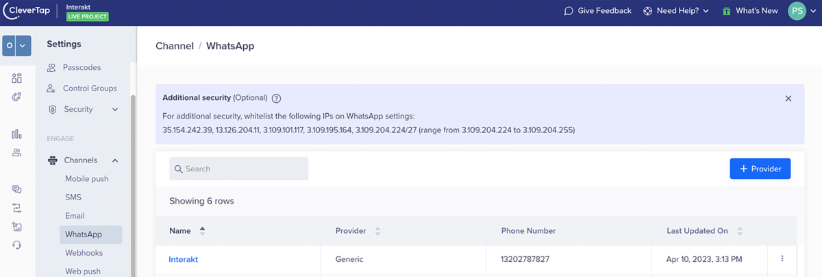 How To Integrate CleverTap with WhatsApp API