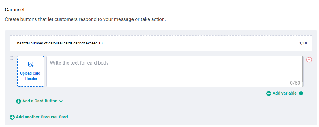 How to create a WhatsApp Carousel Template on Interakt?