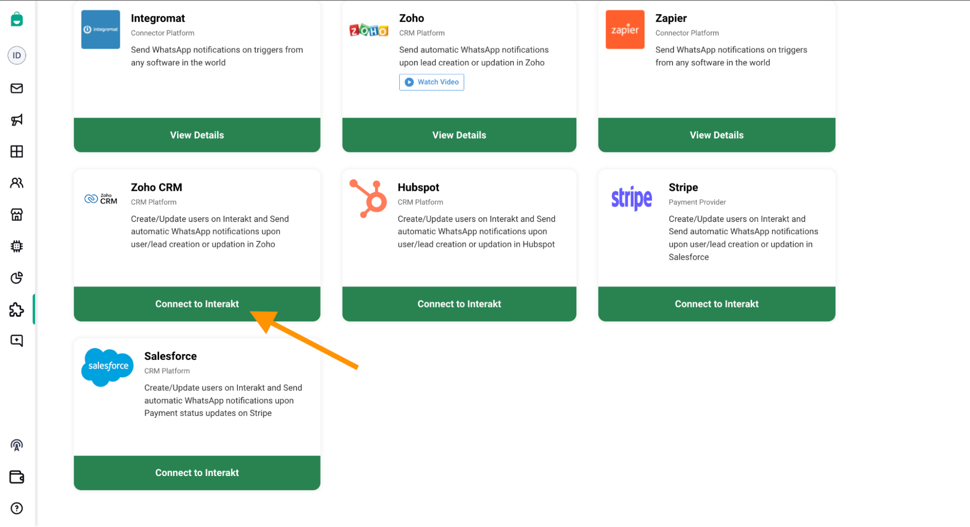 How to get Zoho WhatsApp Integration Setup? - Interakt