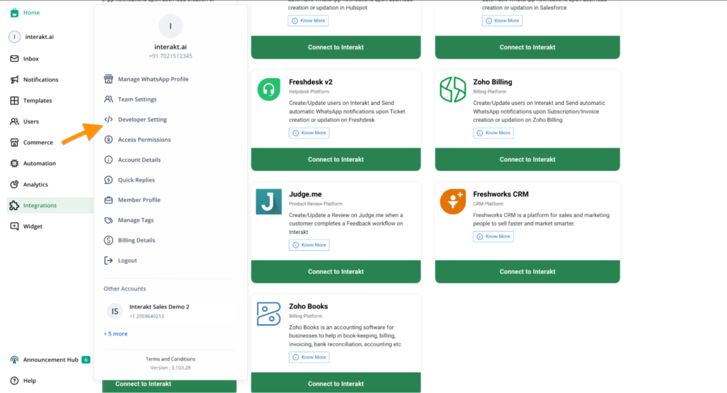 How To Integrate WhatsApp API with Judge.Me