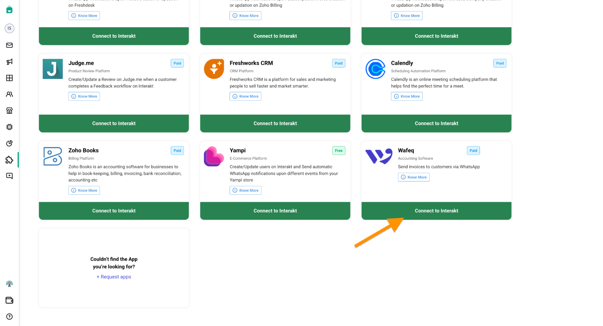 A step-by-step guide to Interakt and Wafeq Integration